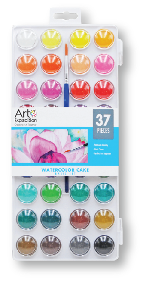 11522037 Watercolor Cake Set Assorted Colors 37 Pcs. – Patricia Stevens